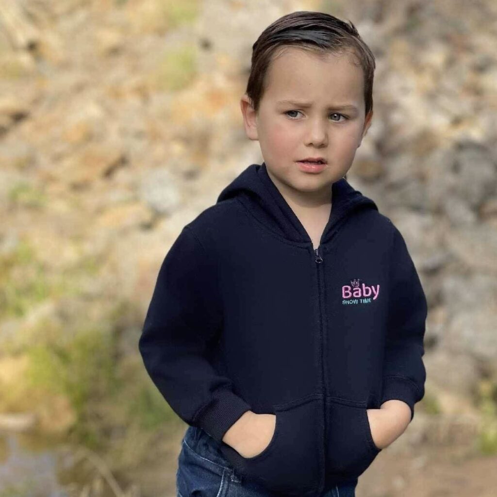 Hooded Jacket - Navy Blue - Baby Show Time