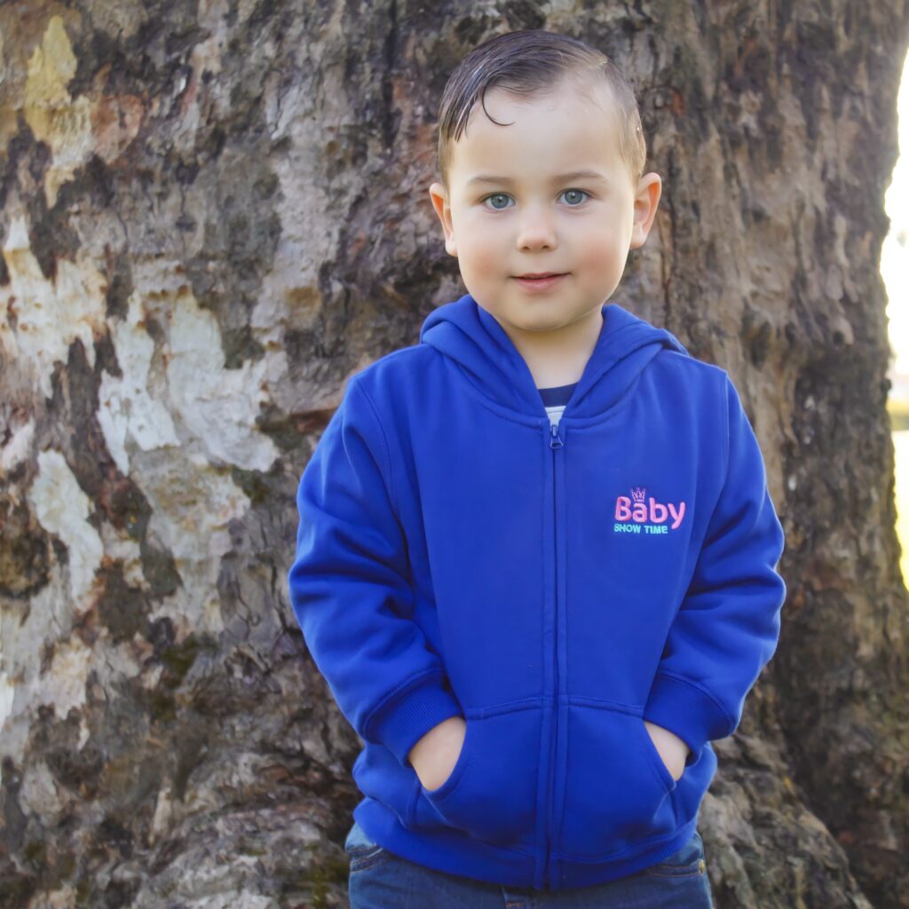 Hooded Jacket - Royal Blue - Baby Show Time